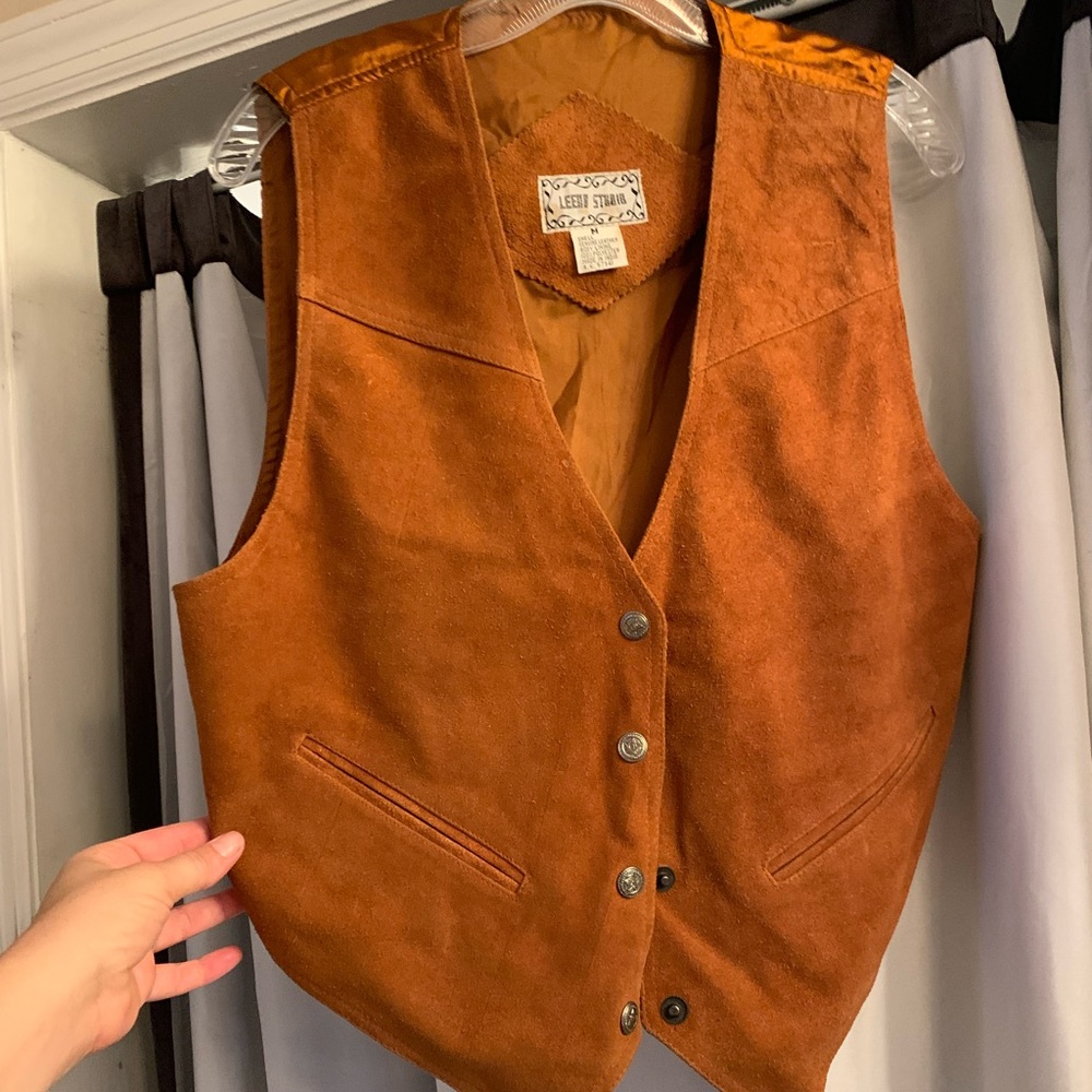 Vintage Suede Vest Gem